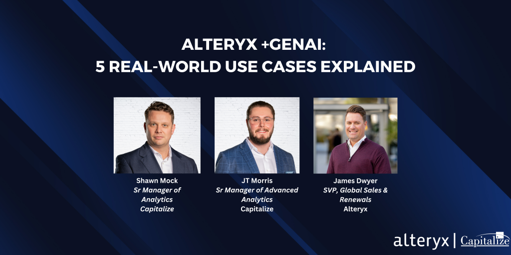 Alteryx +GenAI: 5 Real-World Use Cases Explained